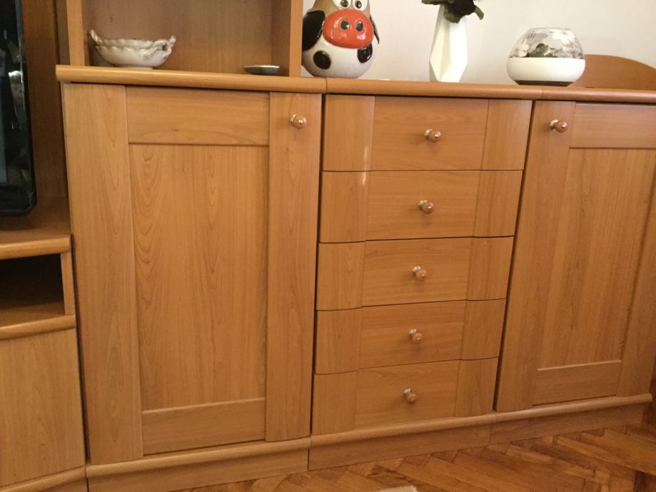 Alples regal za dnevnu sobu, odlično stanje, vrlo lijep, 8 elemenata