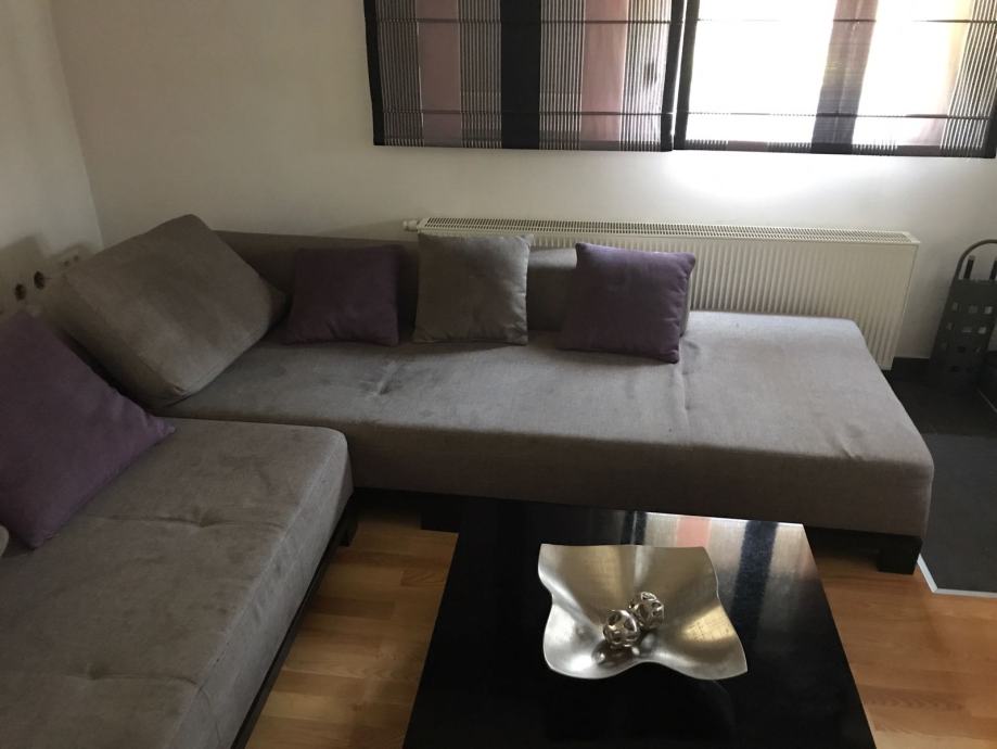 KUTNA GARNITURA + FOTELJA, memory pjena.