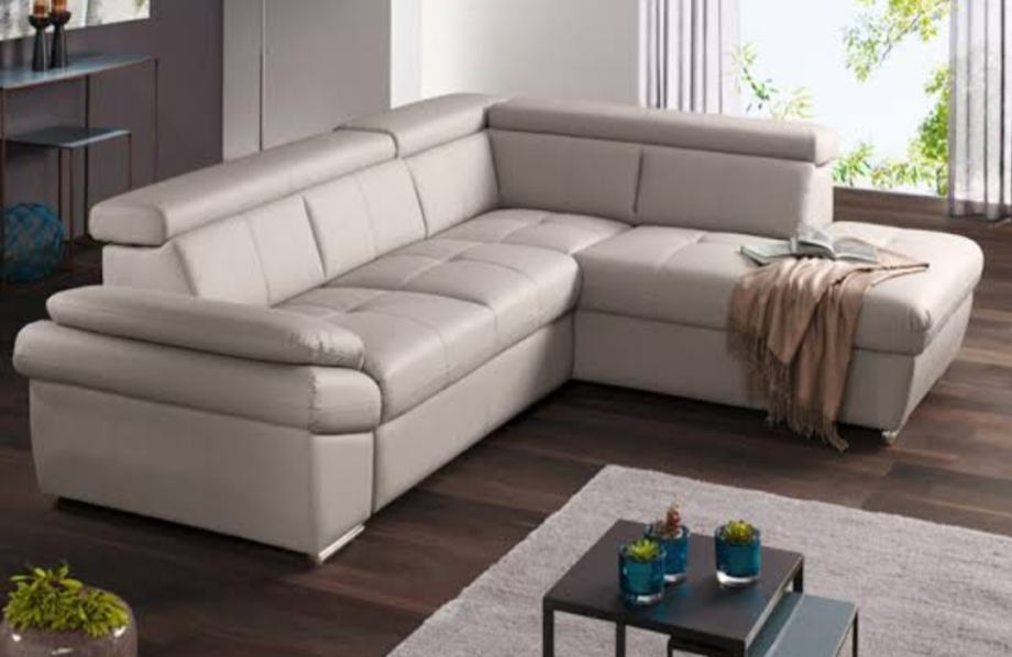 Prodaja kožne kutne garniture boje pijeska Angie