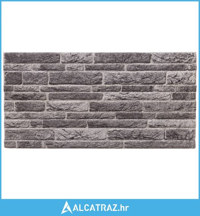 3D zidni paneli 10 kom antracit 100 x 50 cm EPS - NOVO