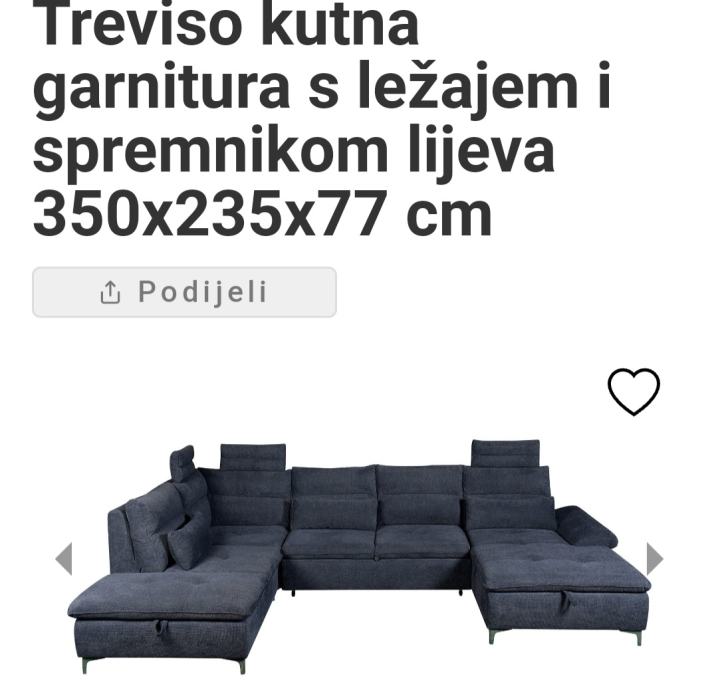 Kutna garnitura! *NOVO* REZERVIRANO!