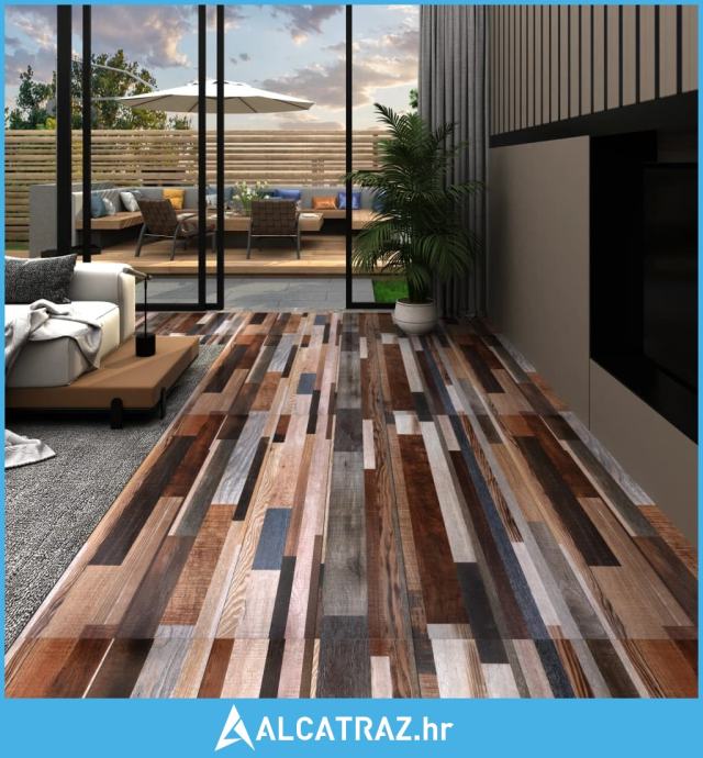 Samoljepljive podne obloge PVC 2,51 m² 2 mm višebojne - NOVO