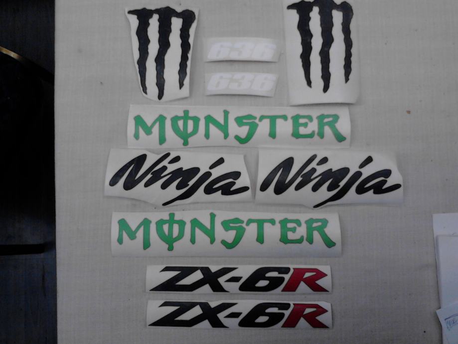 NALJEPNICE ZA MOTORE KAWASAKI NINJA,ZX 6R,7R,9R,10R,11,12R........