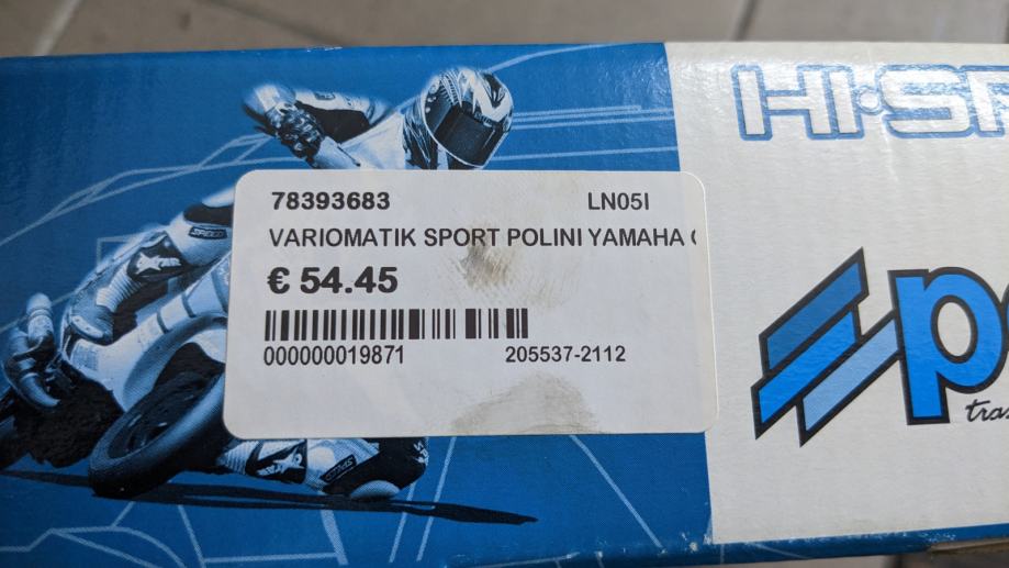 Yamaha Aerox 50 variomat