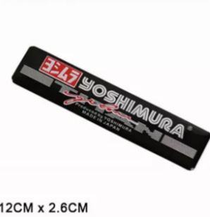 Yoshimura Titan alu naljepnica crna