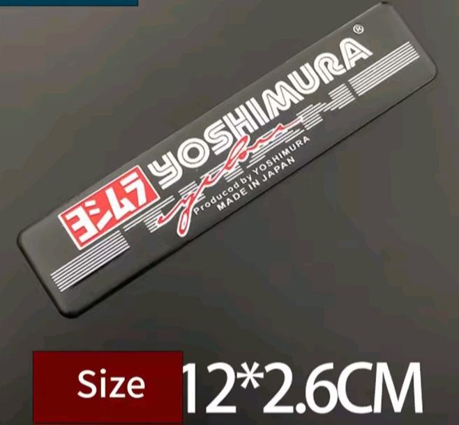 Yoshimura Titan alu naljepnica crna
