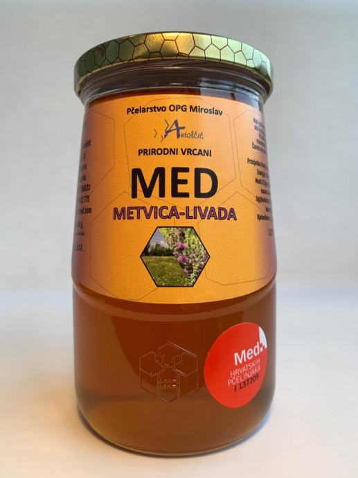 PRIRODNI VRCANI MED METVICA - LIVADA