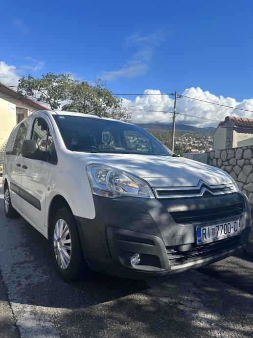 Citroën Berlingo L2 BlueHDi 100 = 5 sjedala + teretno. Produženi., 2017 god.