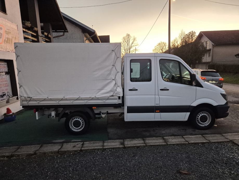 MERCEDES SPRINTER 314 CDI*45650km*KLIMA*7SJ*DUPLA KABINA*SANDUK 2700mm ...