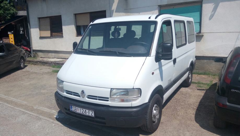 Renault master 2,8dti 2* klima u sustavu pdv, 2000 god.