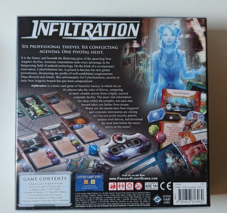 Android: Infiltration - društvena igra / board game