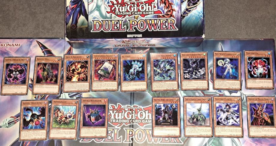 Deck Yu-Gi-Oh karata br.2 + podloga Duel Power + Duel Power kutija
