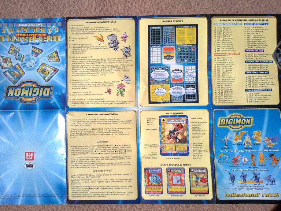 Digimon dek TCG izrada Ban Dai