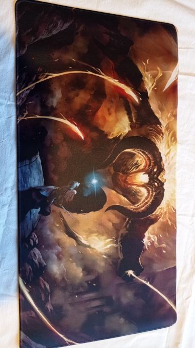 Lord of the Rings Playmat Gandalf and Balrog za gaming i tcg
