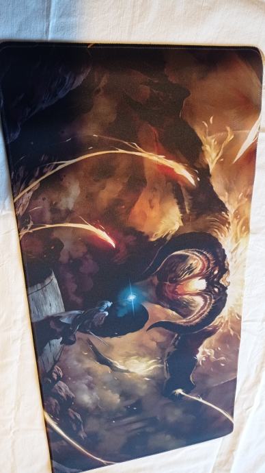 Lord of the Rings Playmat Gandalf and Balrog za gaming i tcg
