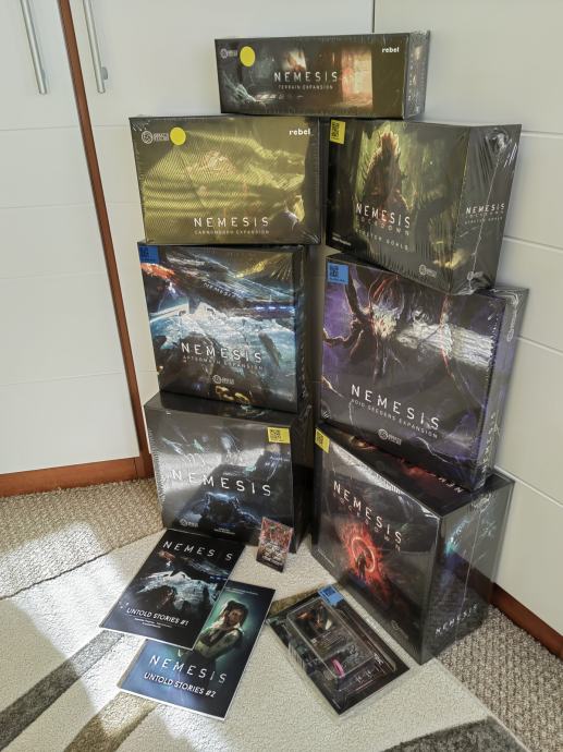 Nemesis + Nemesis Lockdown Kickstarter + Extras - Awaken Realms