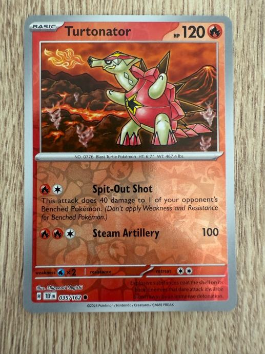 Turtonator [Reverse Holo] #35 Pokemon Temporal Forces