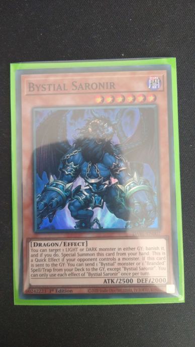Yu-Gi-Oh Bystial Saronir - Darkwing Blast (DABL)