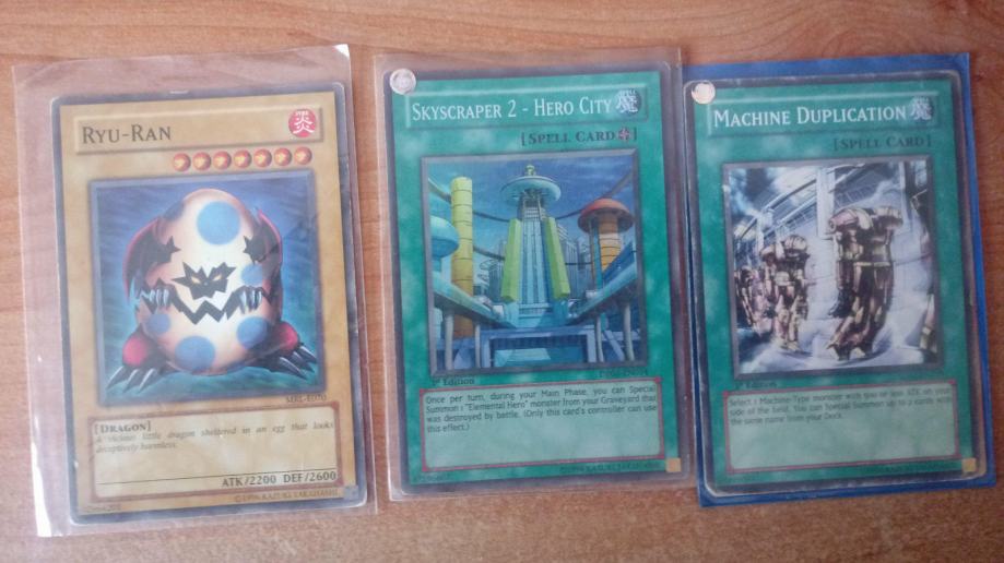 Yu-Gi-Oh karte (common, rare, super rare, ultra rare)
