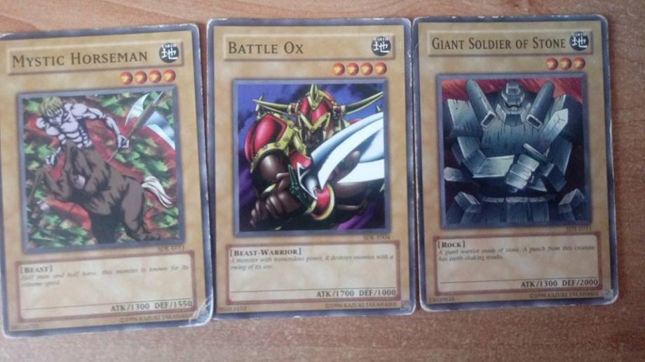 Yu-Gi-Oh karte (common, rare, super rare, ultra rare)
