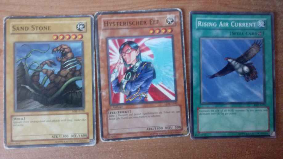Yu-Gi-Oh karte (common, rare, super rare, ultra rare)