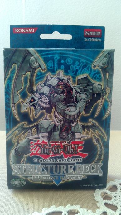 Yu-Gi-Oh structure deck machine re-volt+extra support karte