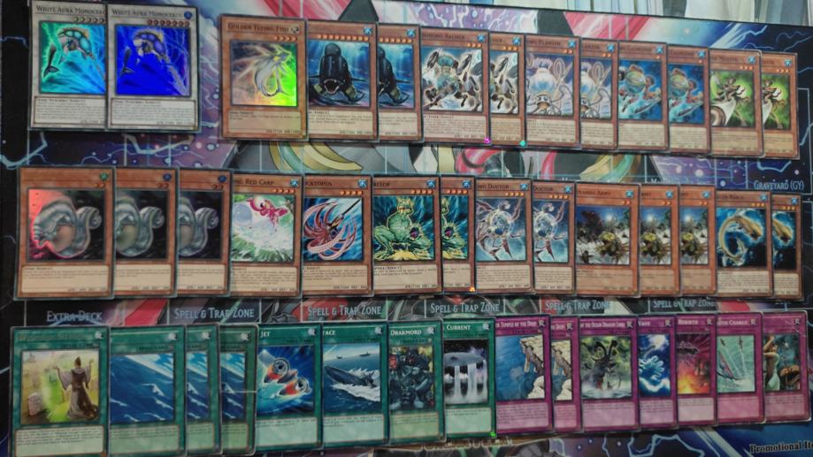 Yugioh Fish Synchro Fishborg Kompletni Deck 42 Karte Konami