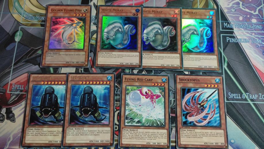 Yugioh Fish Synchro Fishborg Kompletni Deck 42 Karte Konami