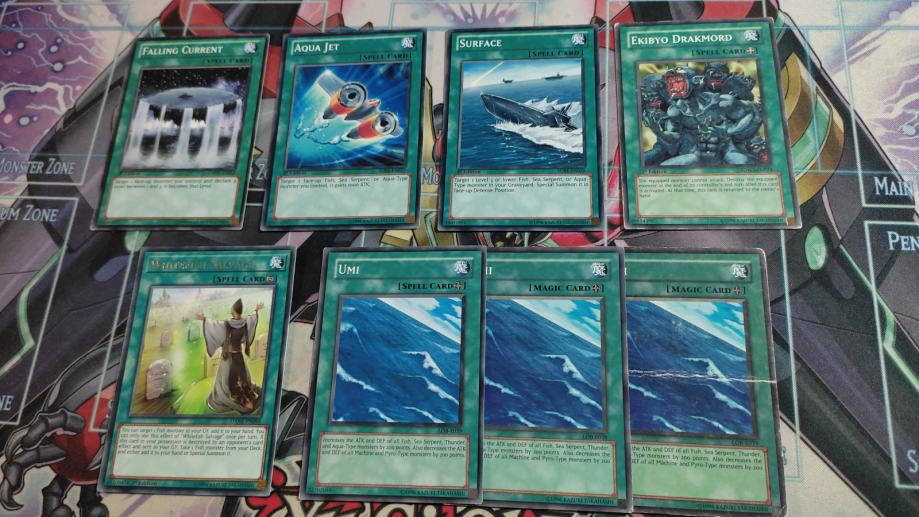 Yugioh Fish Synchro Fishborg Kompletni Deck 42 Karte Konami