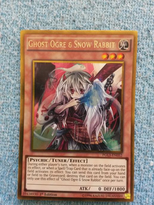 YuGiOh! Ghost Ogre & Snow rabbit (Gold rare)