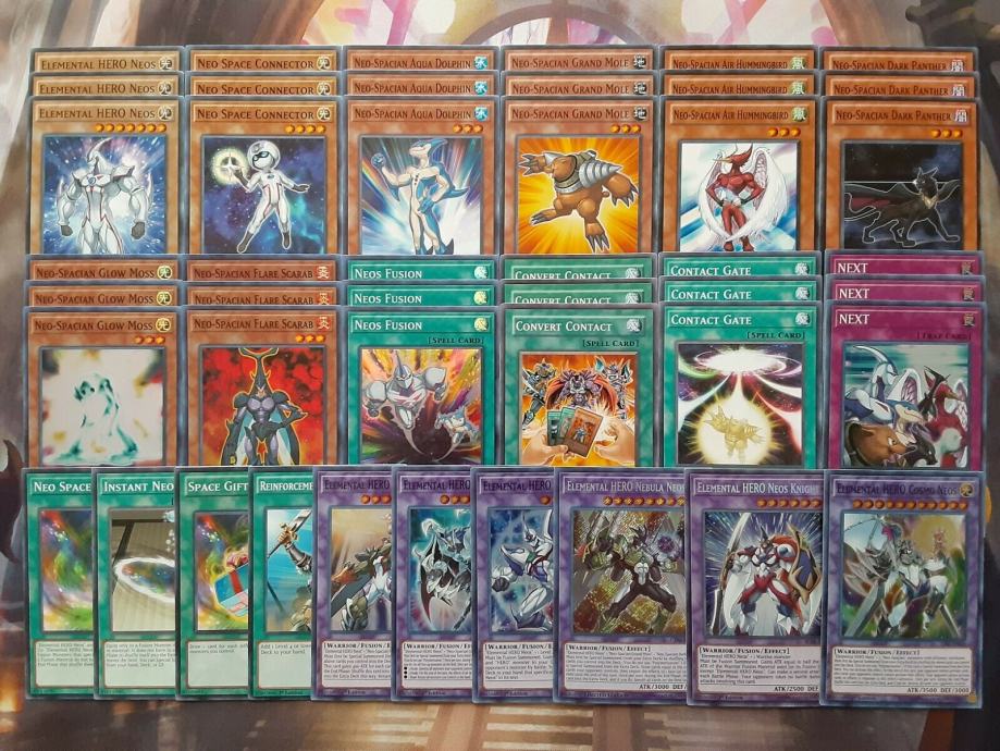 Yugioh karte Jaden- Neo Spacian deck