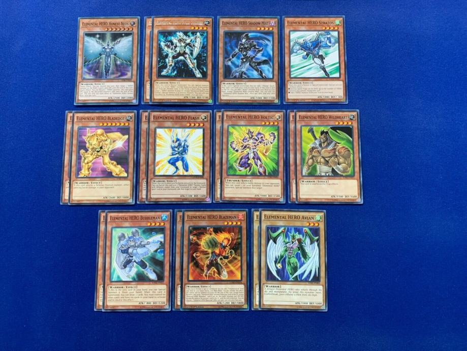 Yugioh karte Jaden Yuki Masked Hero - Elemental Hero Deck