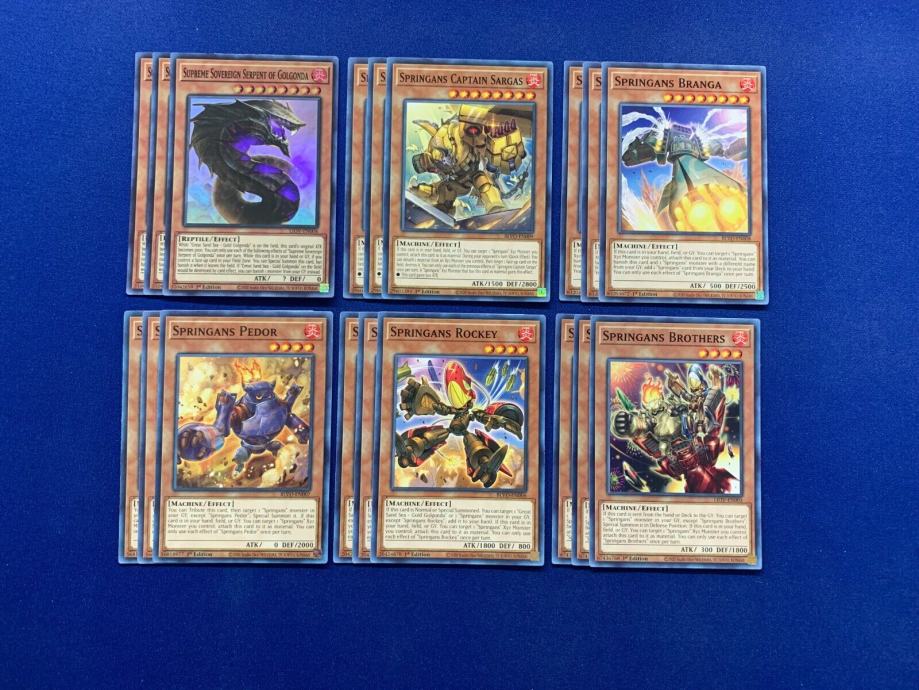 Yugioh karte Springans deck