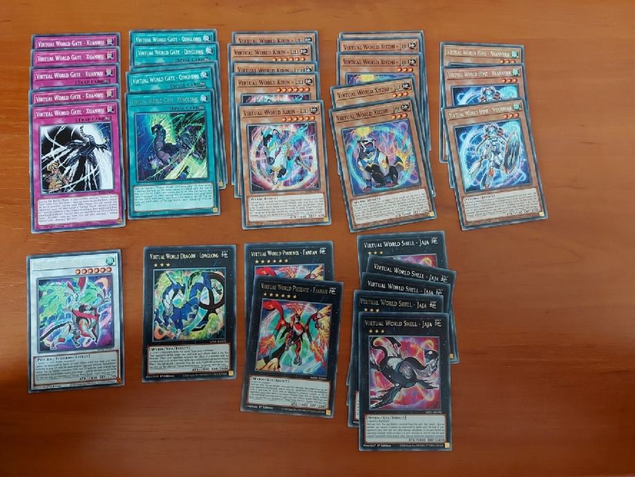 Yugioh karte Virtual World deck core