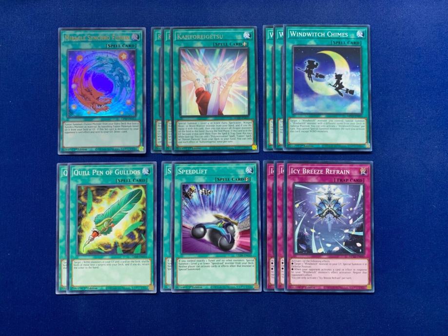 Yugioh karte Windwitch - Speedroid Synchro Deck