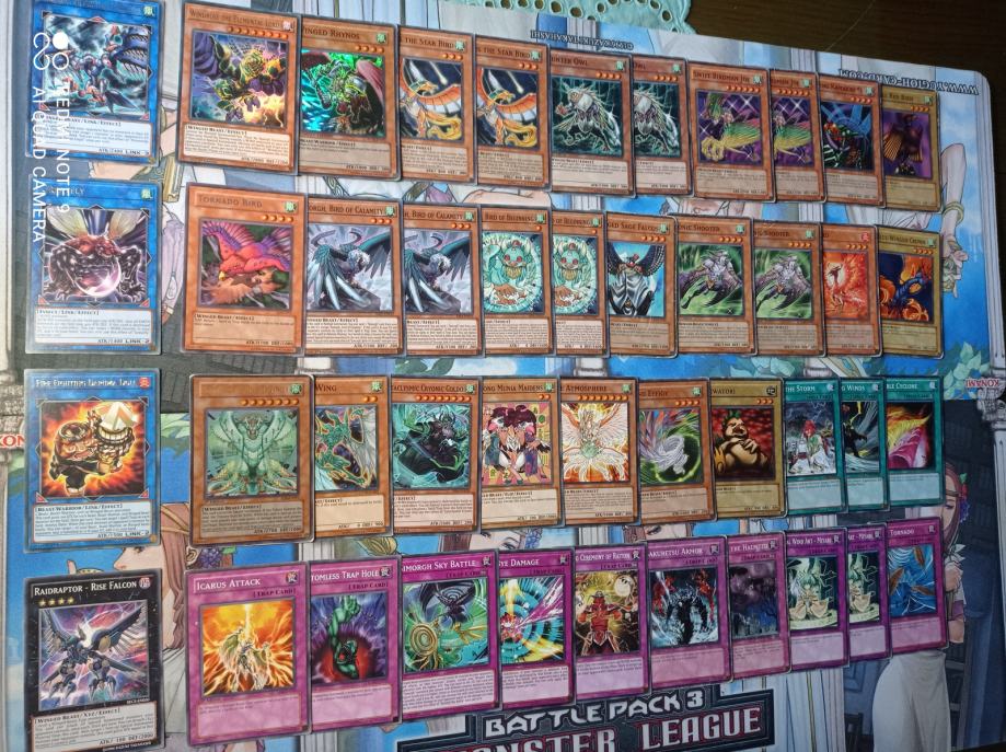 Yugioh Winged Beast Wind Simorgh Mai Valentine Complete Deck 44 Cards