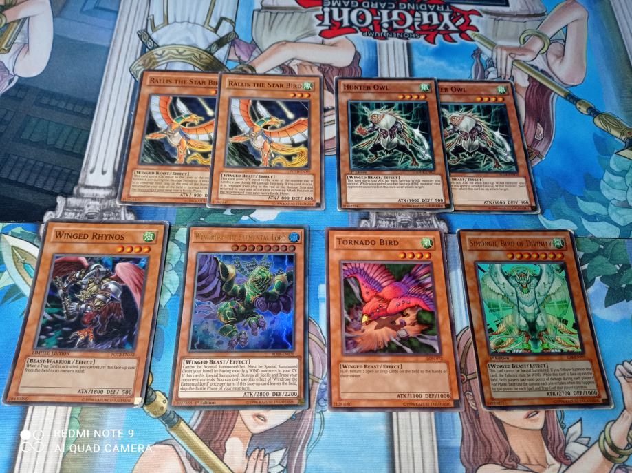 Yugioh Winged Beast Wind Simorgh Mai Valentine Complete Deck 44 Cards