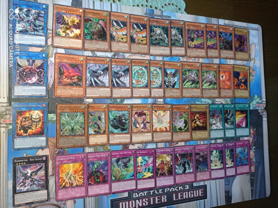 Yugioh Winged Beast Wind Simorgh Mai Valentine Complete Deck 44 Cards
