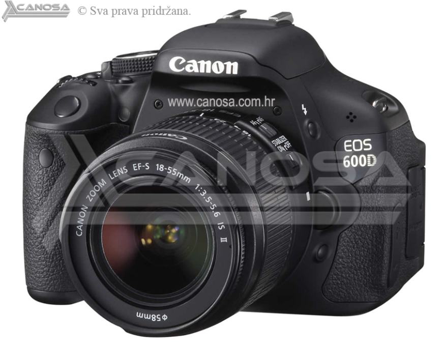 AKCIJA *** CANON EOS 600D + 18-55 IS II NOVO JAMSTVO R1