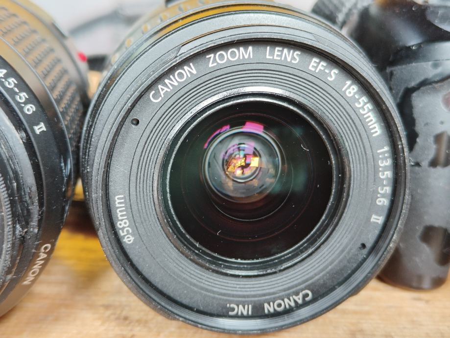canon eos 350d tri objektiva