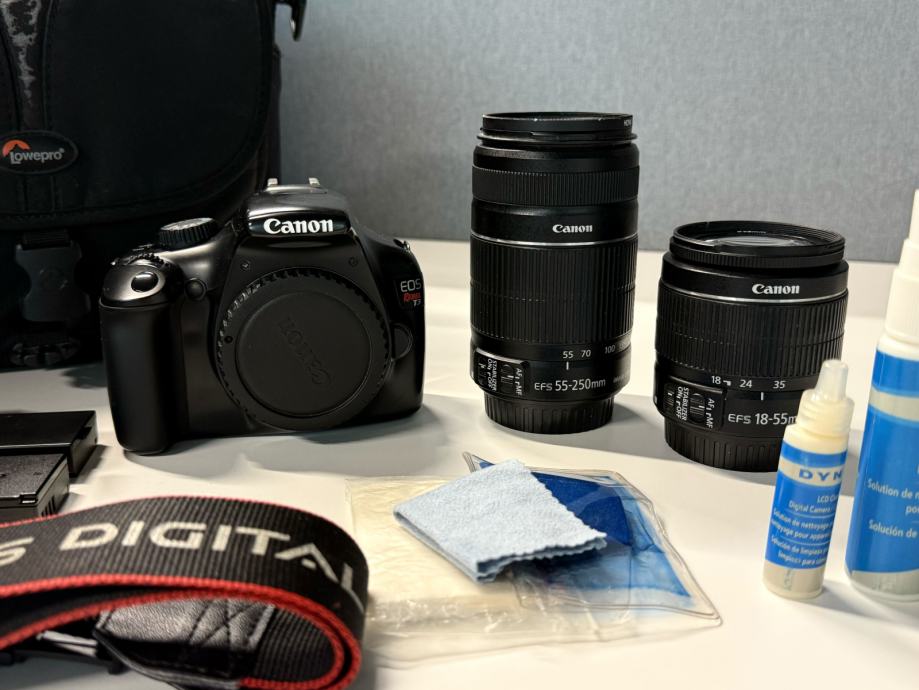 Canon EOS Rebel T3 12.2 MP CMOS Digital SLR + 2 objektiva