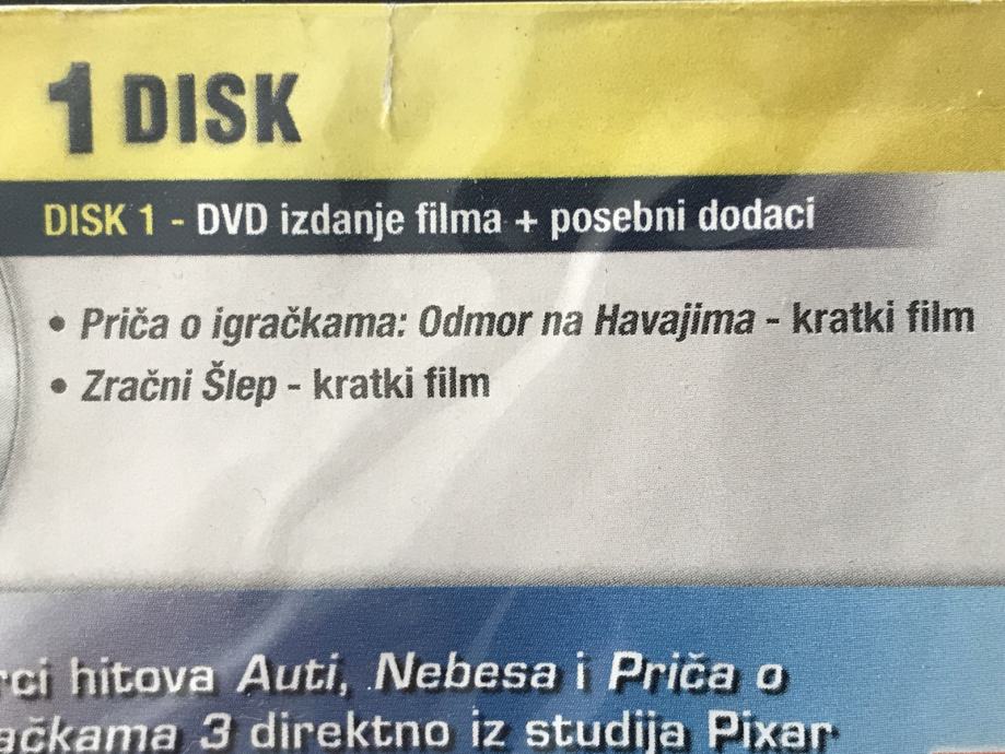 12.Pixar klasik iz2011.na DVDen Auti 2= Cars 2 /nema hrvatskih titlova