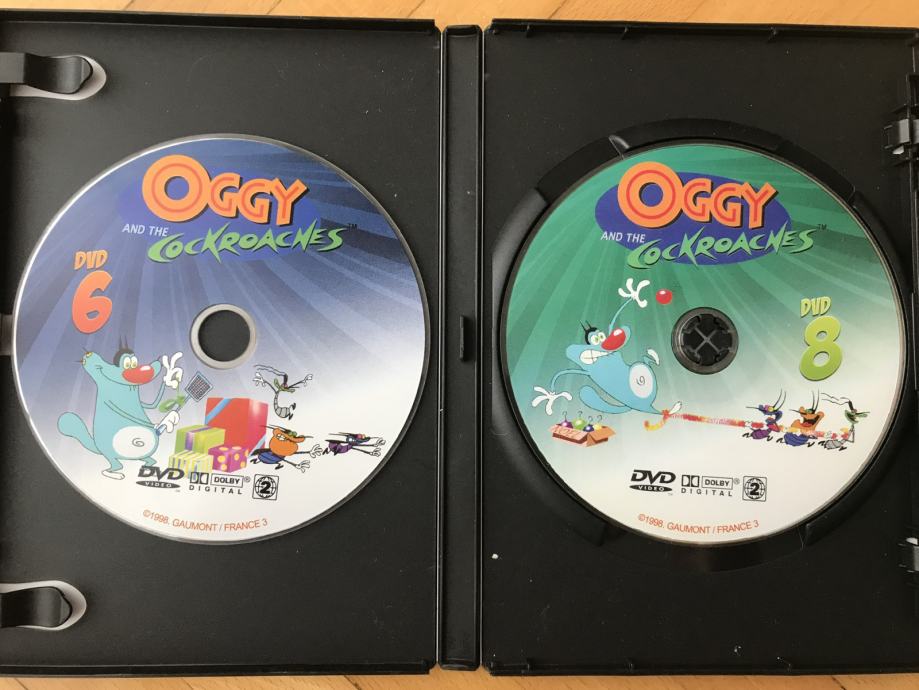 2x DVD-a Oggy i žohari =and the Cockroacnes / DVD6+DVD8 / 12+9 epizoda