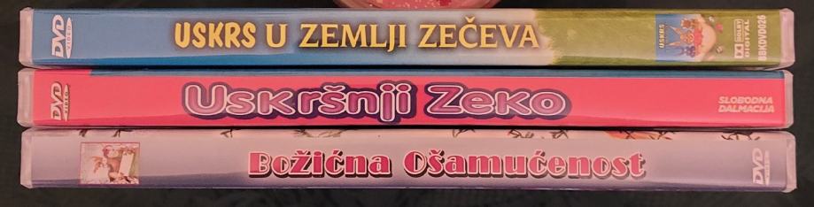 3 DVD-a - dva Uskršnja i jedan Božićni crtić 3 DVD-a - dva Uskršnja i jedan Božićni crtić