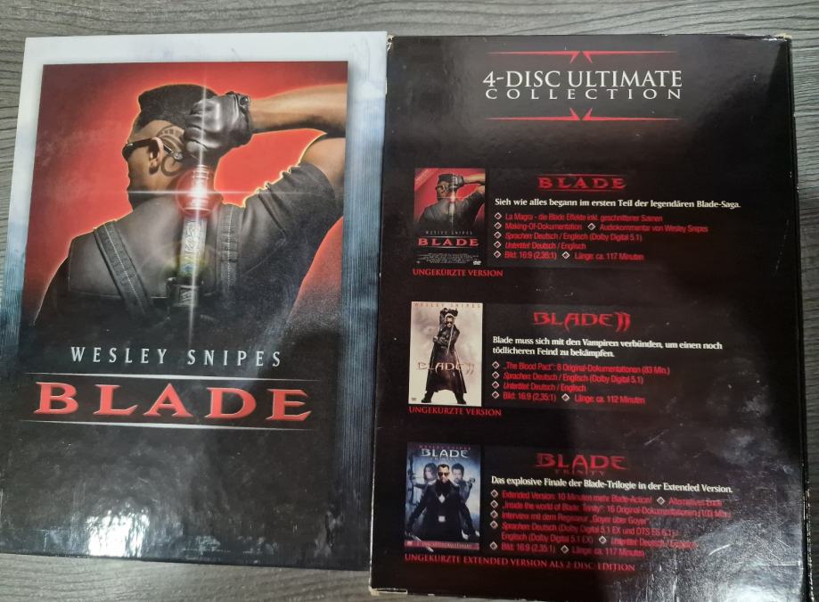 Blade trilogy dvd