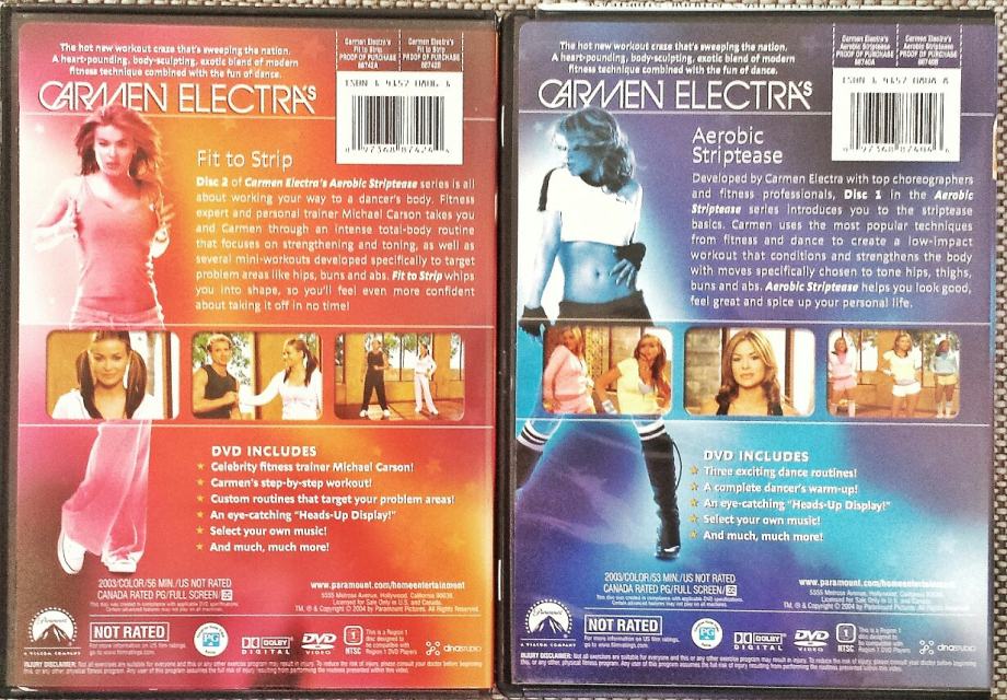Carmen Electra - Aerobic Striptease DVD 1 + 2