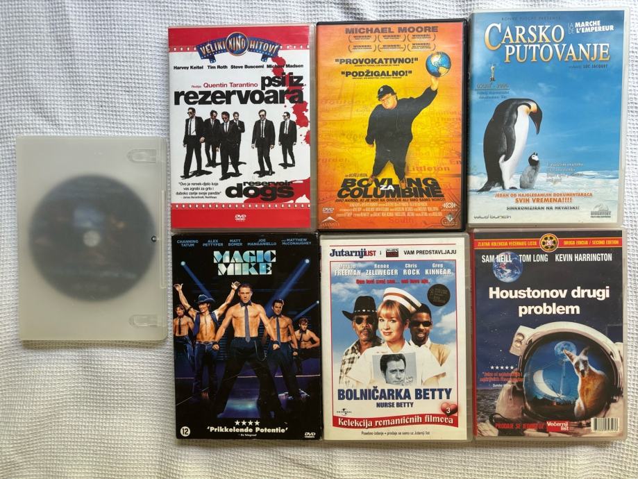 CD DVD filmovi 7+1 komplet jeftino