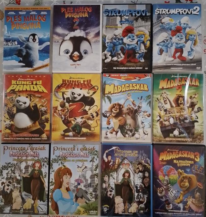 DISNEY/PIXAR/DREAMWORKS/SONY,DVD,CRTANI FILMOVI...