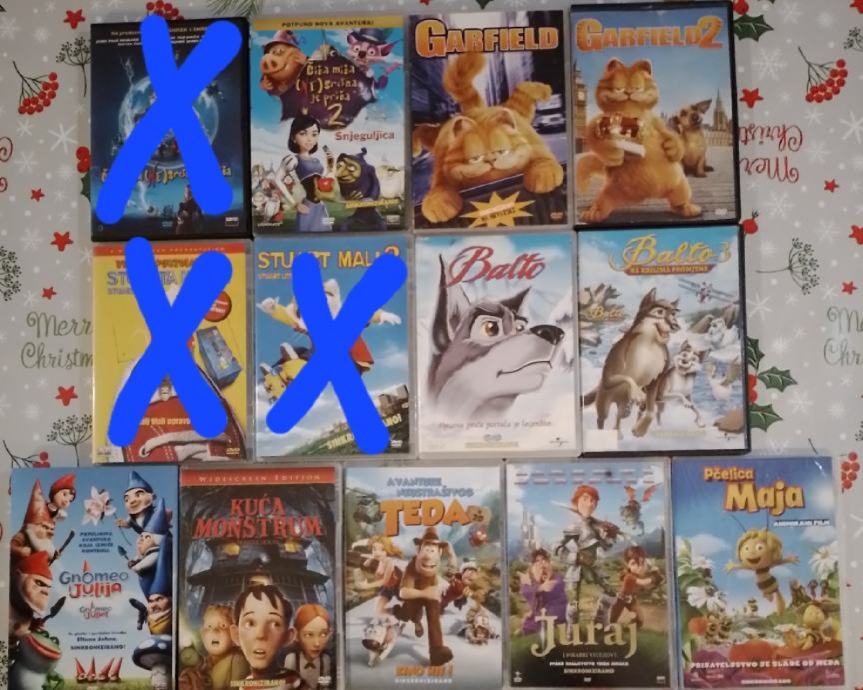 DISNEY/PIXAR/DREAMWORKS/SONY,DVD,CRTANI FILMOVI...