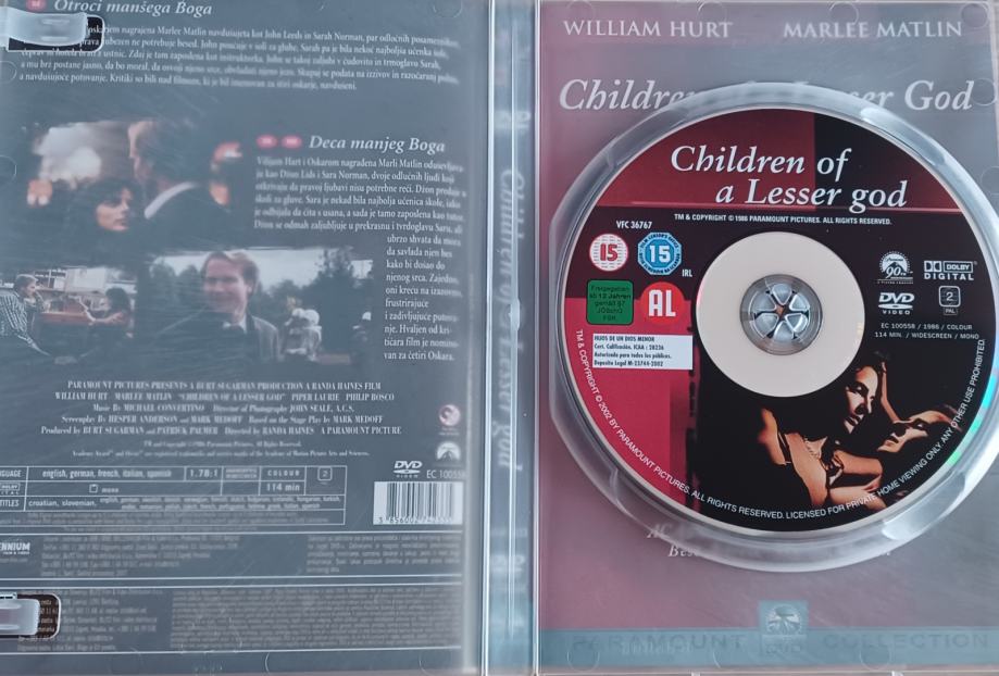 Djeca Manjeg Boga / Children Of A Lesser God